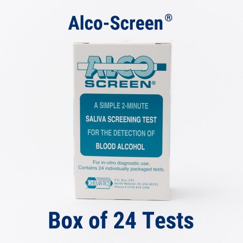 Alco-Screen® Alcohol Test (Box of 24) | Chematics, Inc. Chematics, Inc.