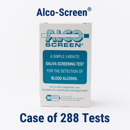 Alco-Screen® Alcohol Test (Case of 288 Tests) | Chematics, Inc ...
